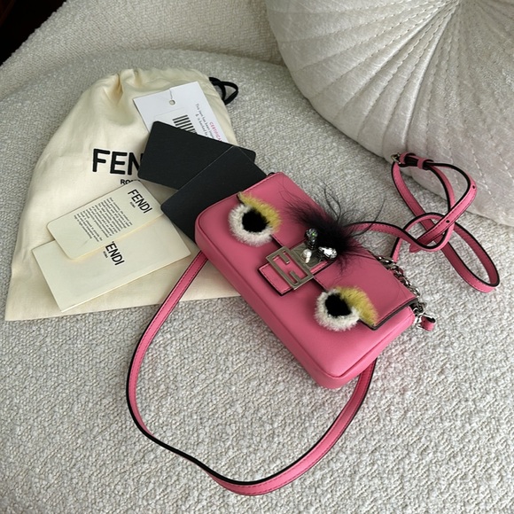 Fendi | Bags | Fendi Mini Monster Pink Bag | Poshmark